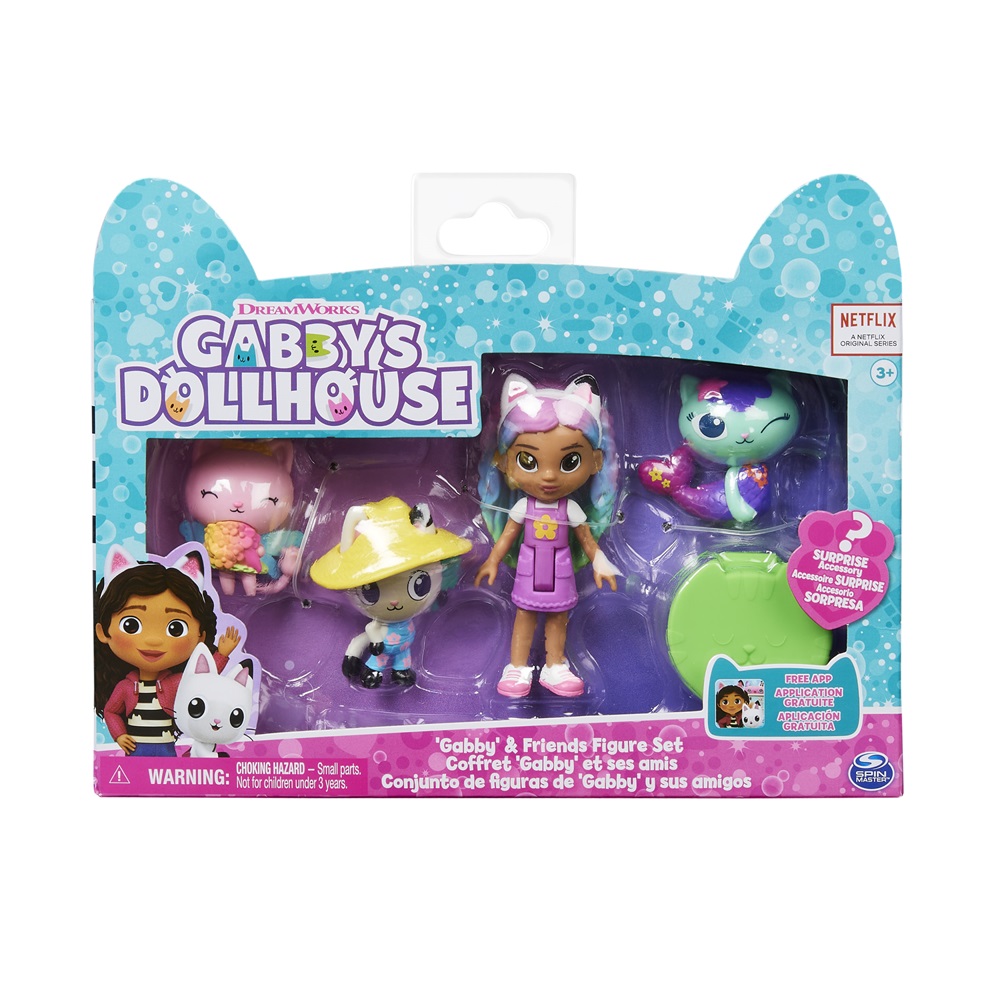 Gabby’s Dollhouse set di personaggi Gabby e i suoi amici – 6065350 ...